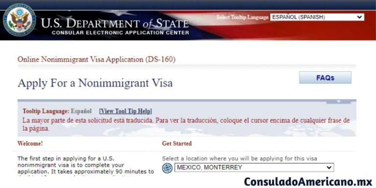 Formulario DS 160: Qué es, Cómo Llenarlo ️【2025】